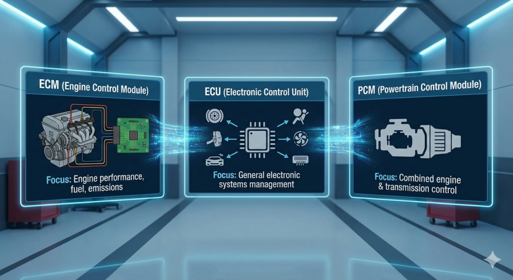 Understanding ECM, ECU, and PCM: A Simple Comparison - Reynlab